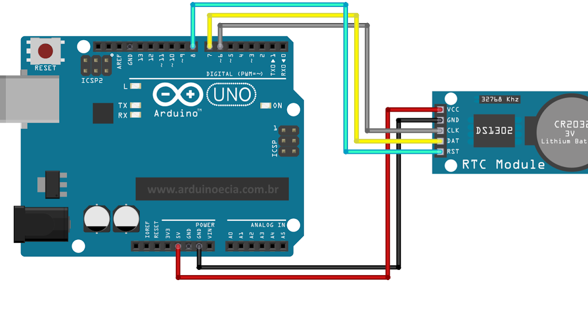 Tutoriales básicos de Arduino: Reloj DS1302 y LCD con Arduino