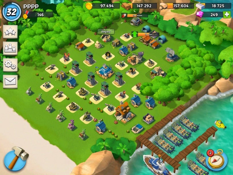 Android Gamify: Boom Beach - How to form the strongest defensive base?