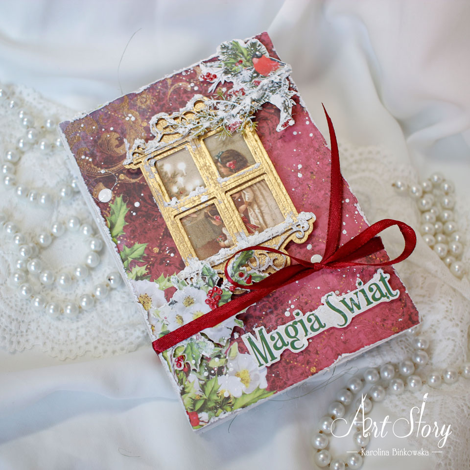 Kurs na świąteczny mini album / A Christmas mini album tutorial ...