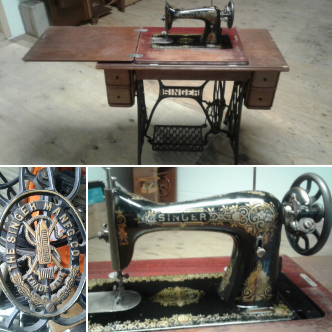 RustyDaytrips.nl: Double strike: Anker RR and Singer 15 treadle sewing ...