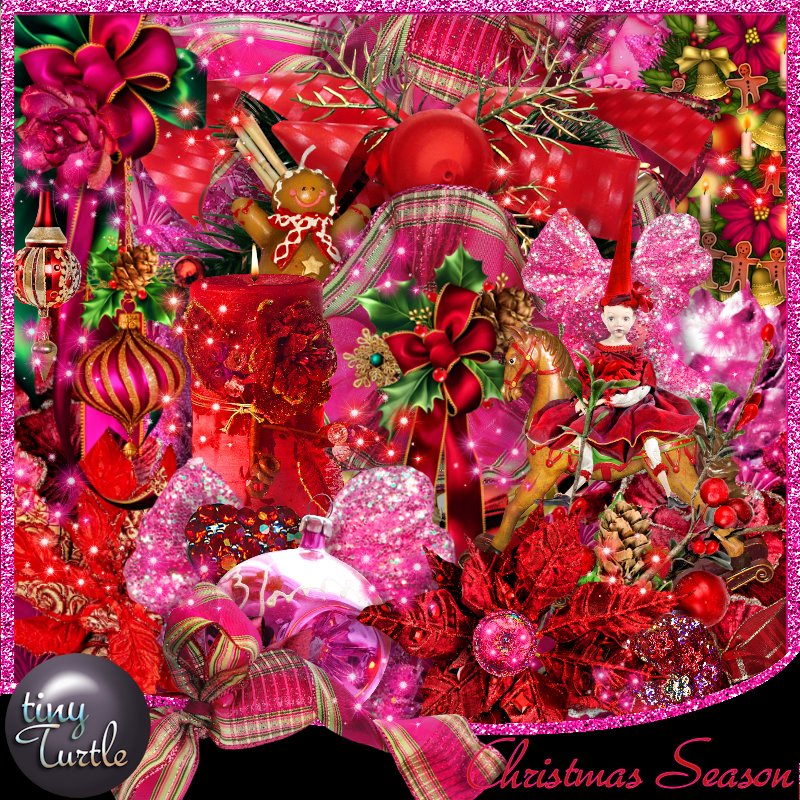 Escape From Reality Blog: FTU Christmas Cluster Frames 'Christmas Season'