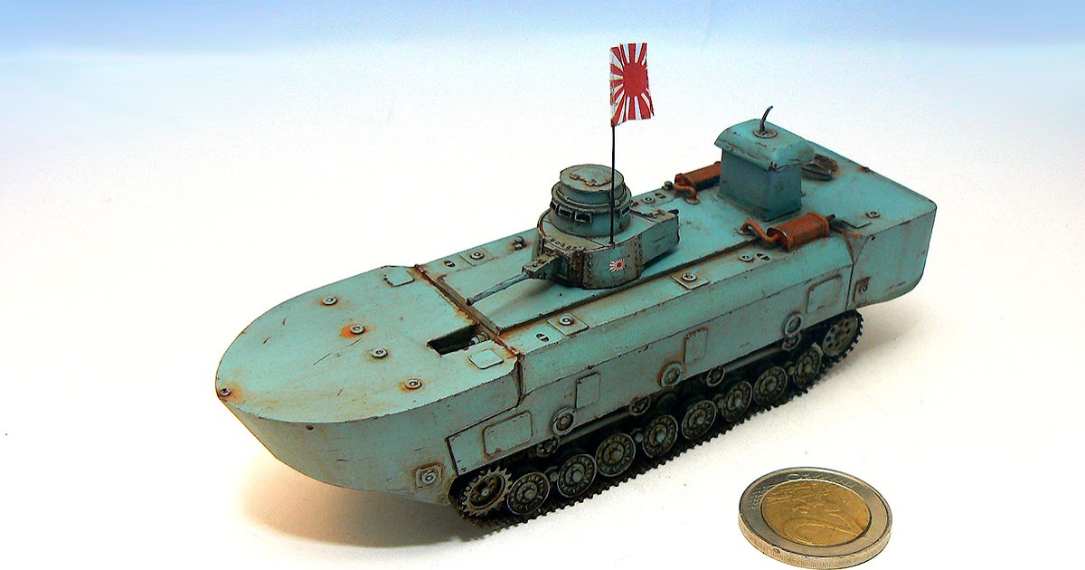 46 MODELS by Tomasz Bajer : TYPE 3 KA-CHI - JAPANESE AMPHIBIOUS TANK ...