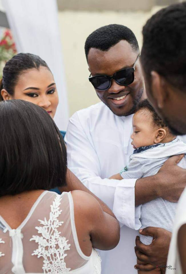 PHOTOS: Jon Germain and wife hold naming ceremony for son — Kasapa102.5FM