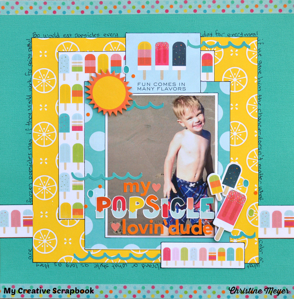 Scrapping with Christine: My Creative Scrapbook - Creative Kit Layouts