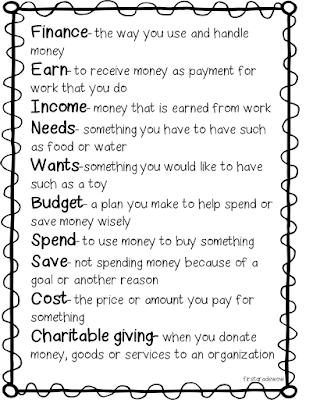 First Grade Wow: Personal Finance for Kids