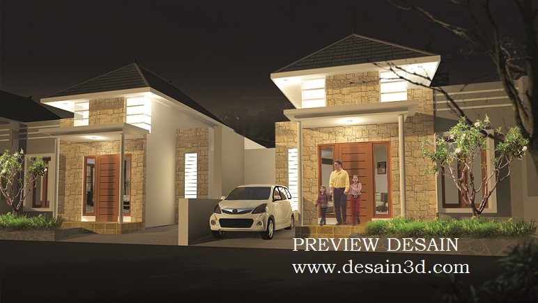 Preview desain perumahan minimalis mewah modern - JASA 3D