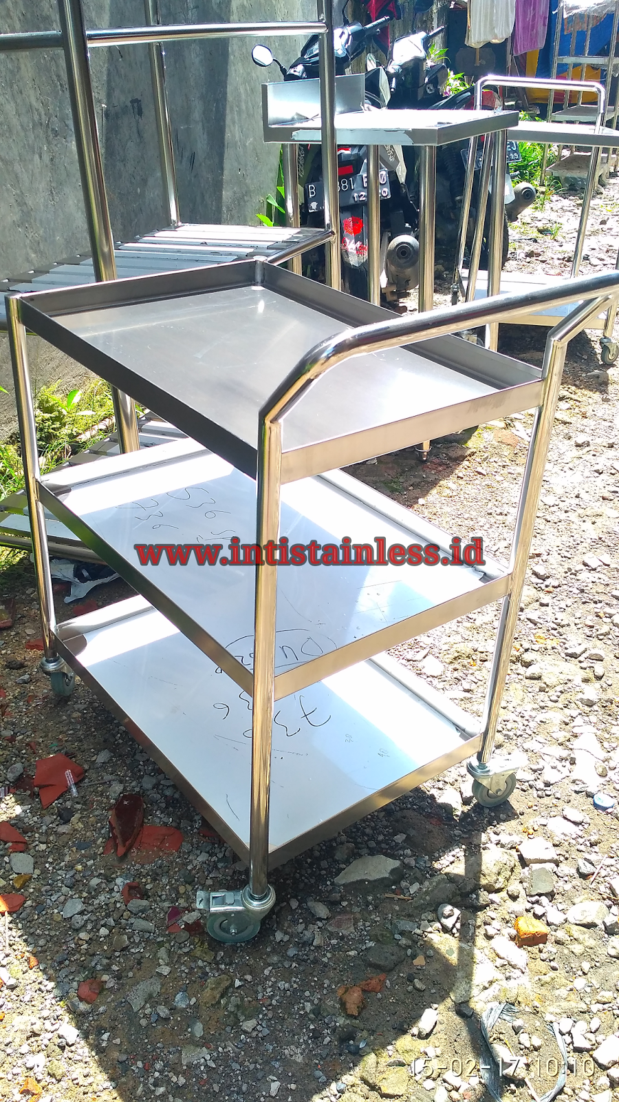 Jual Rak stainless / Rak penyimpanan / Tiers rack custom - Jual Meja ...
