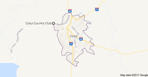 Sánchez Remírez: Mapa de CotuÍ