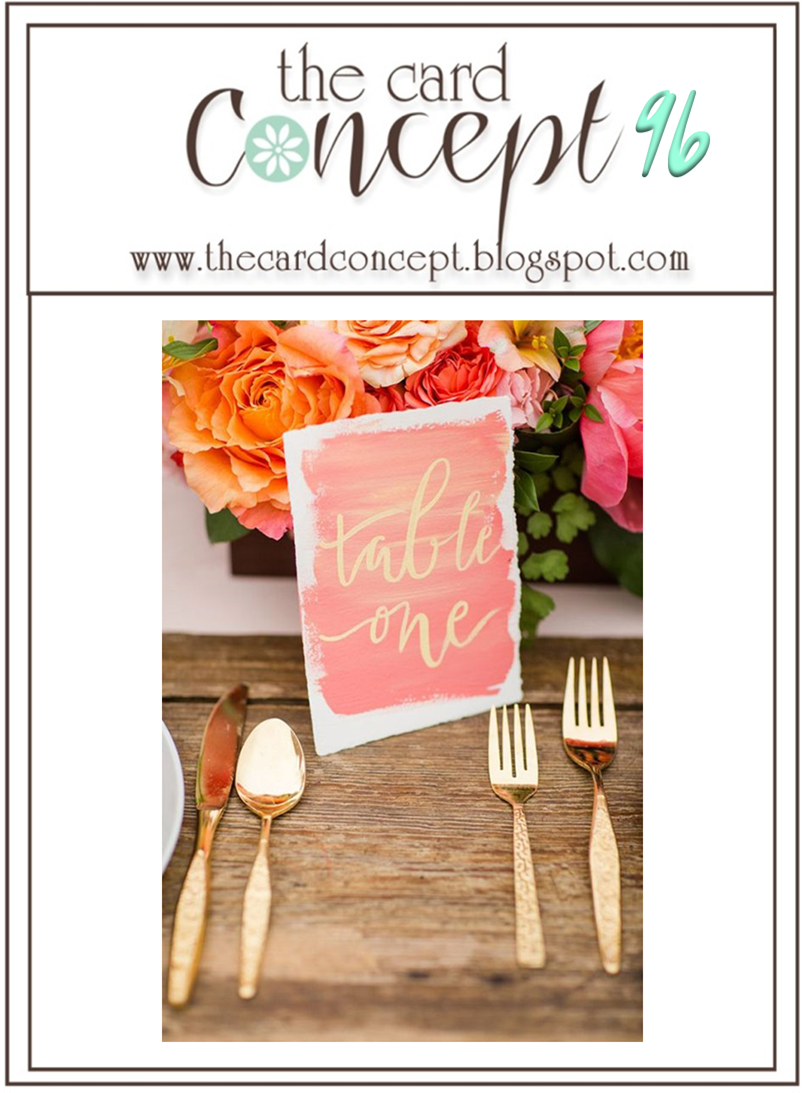 artful notions: Card Concept Challenge: Golden Table