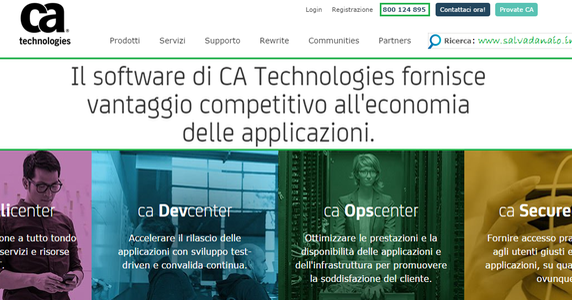 Lavorare con CA Technologies (PC) per vendita software e Marketing