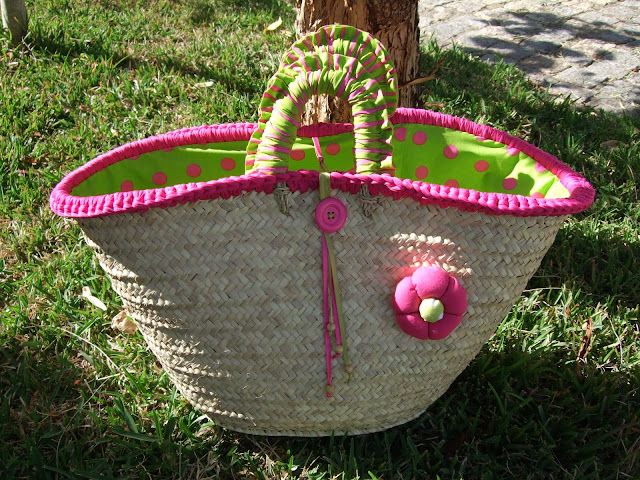 Alcofa de Ideias: Alcofa de Praia com Bolinhas e Riscas