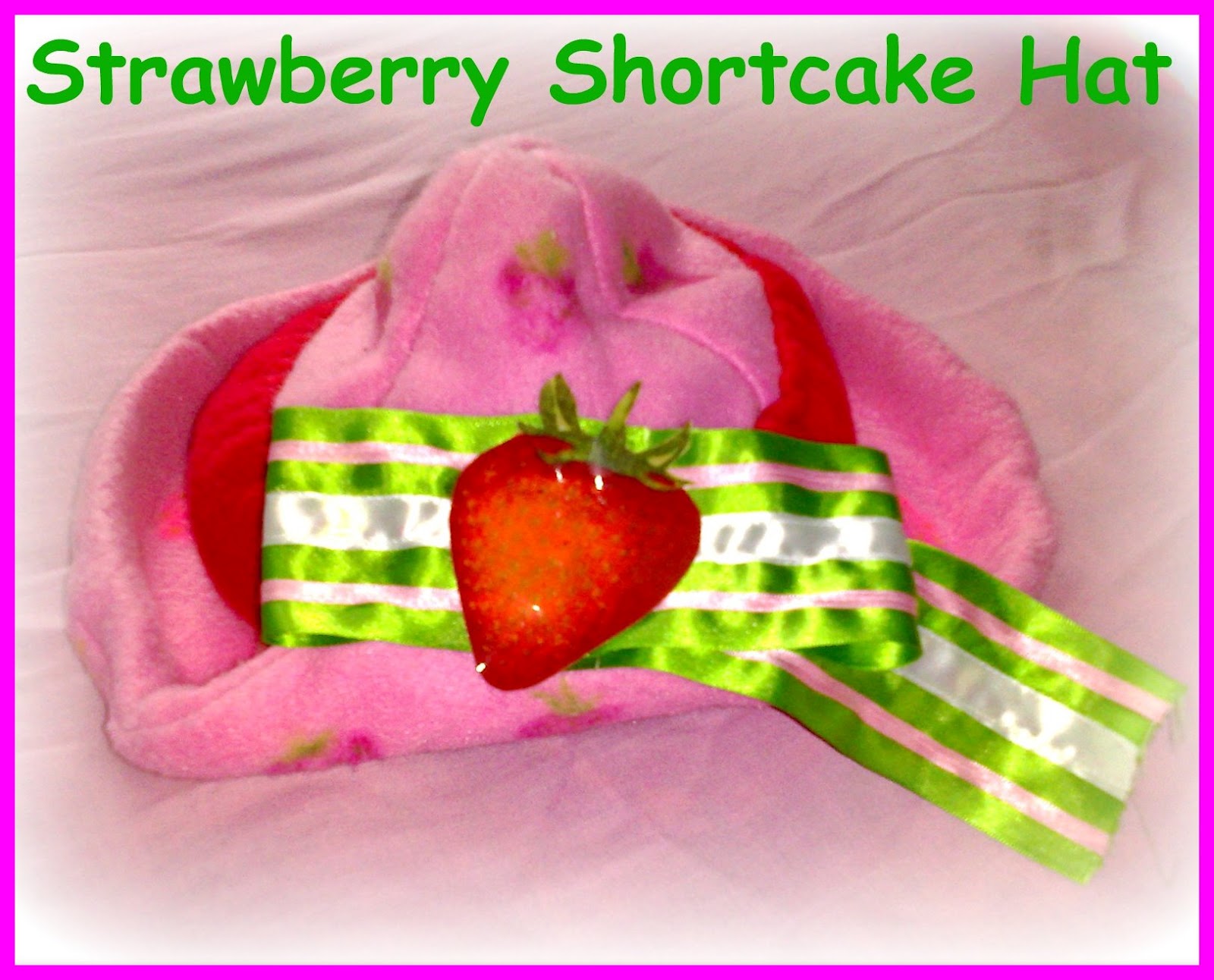 Karima's Crafts: Sewing Children's Costumes - Strawberry Shortcake