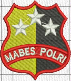 BORDIR BADGE POLRI