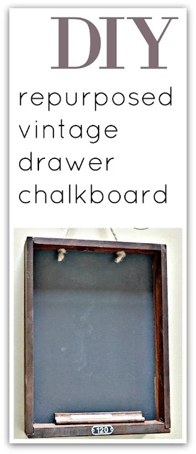 Vintage Drawer Chalkboard