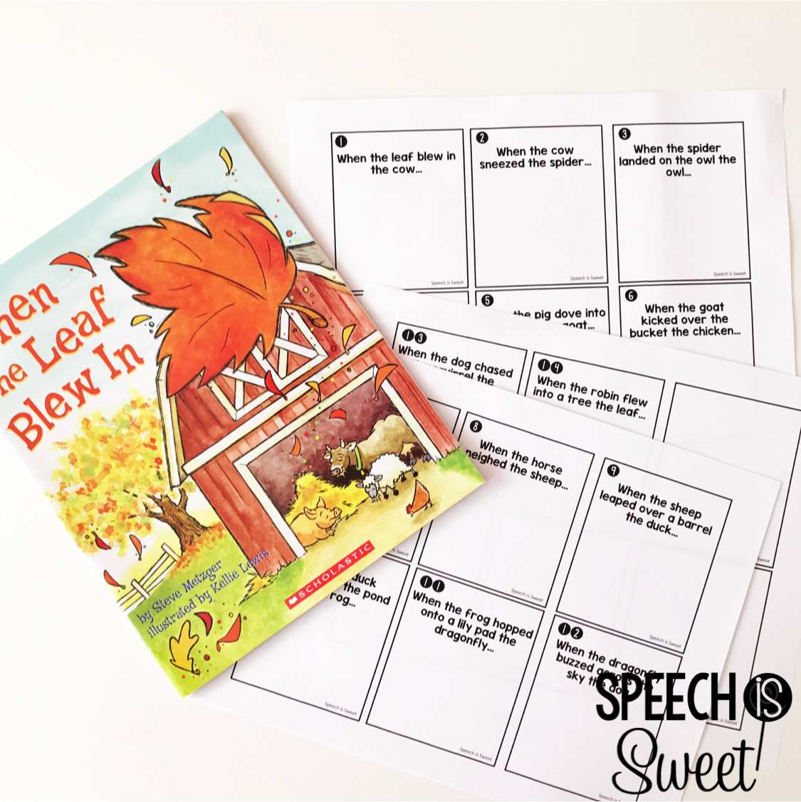 Books About Leaves for Fall Speech Therapy - Speech is Sweet