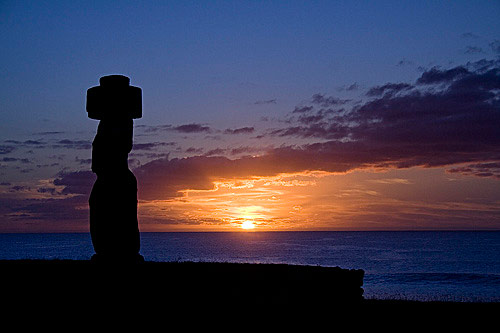 Curiosidades del mundo: Los moáis de la isla de pascua