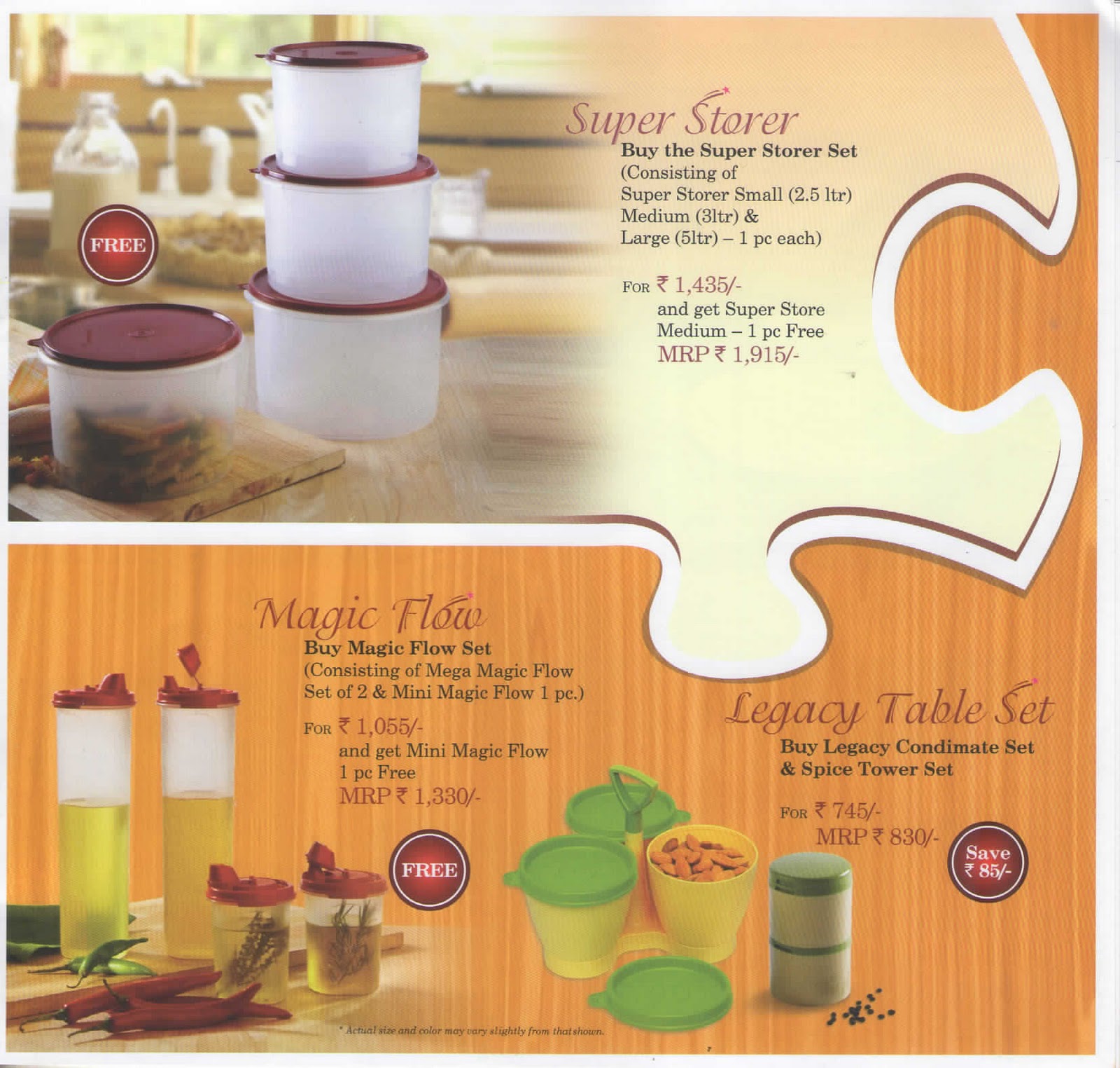 Tupperware: Tupperware Flyer for the month of November 2011