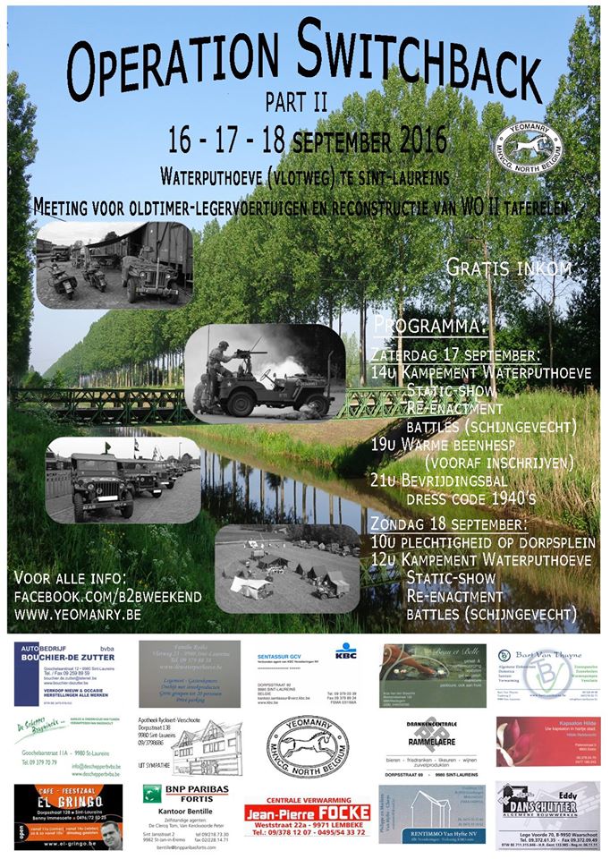 .: OPERATION SWITCHBACK de 16 al 18 de SEPTIEMBRE DE 2016