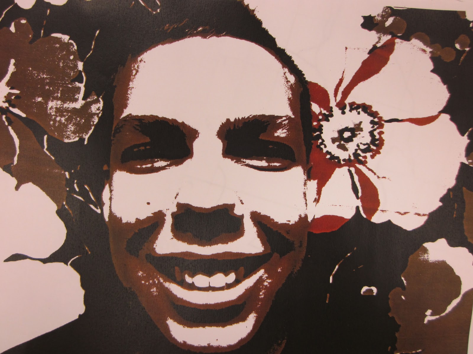 Mrs Highsmith Loves Art: Abstract Self-Portraits in Acrylic Paint
