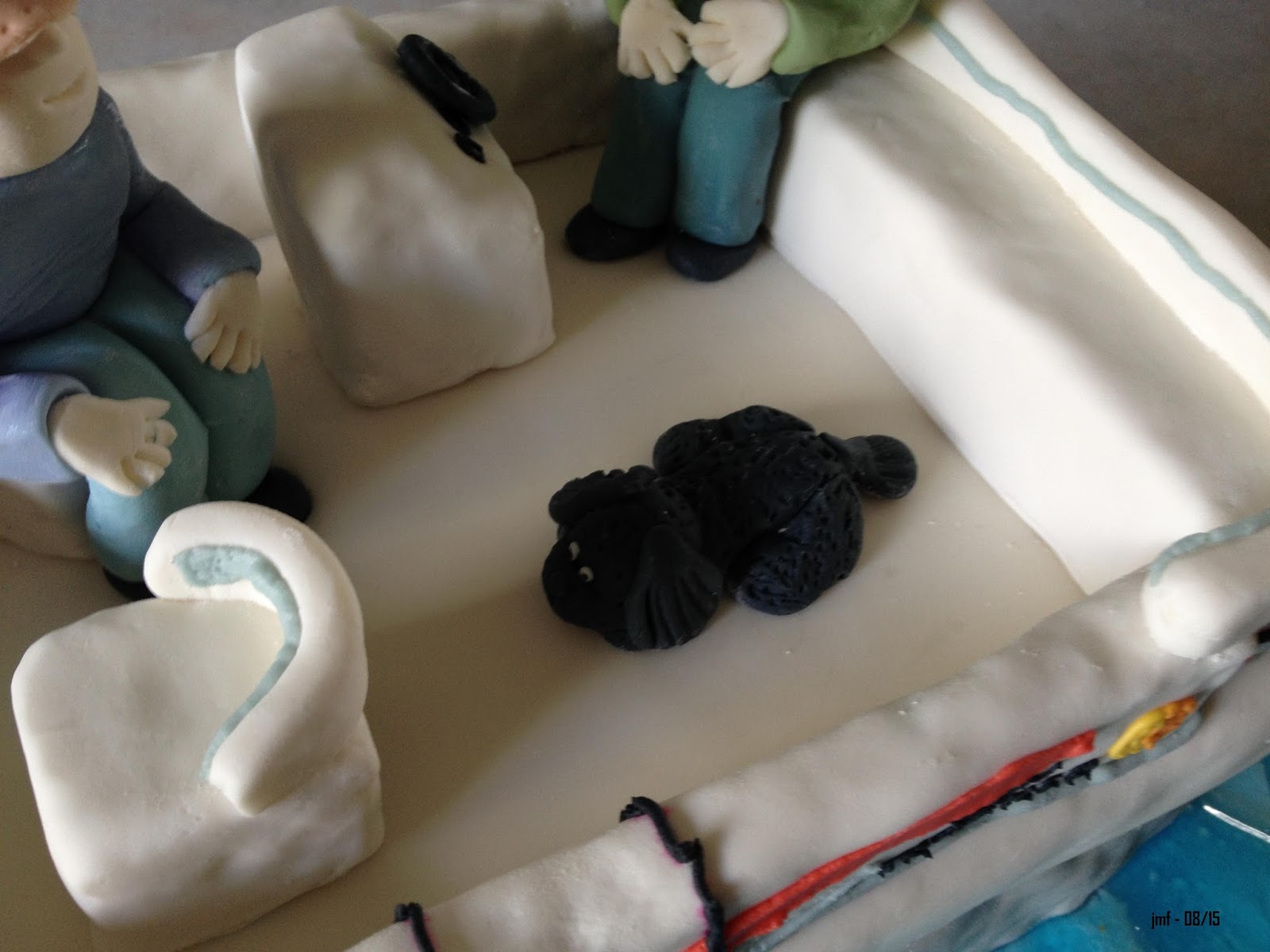 Jen's Crafts and Cakes: Pontoon Boat Cake