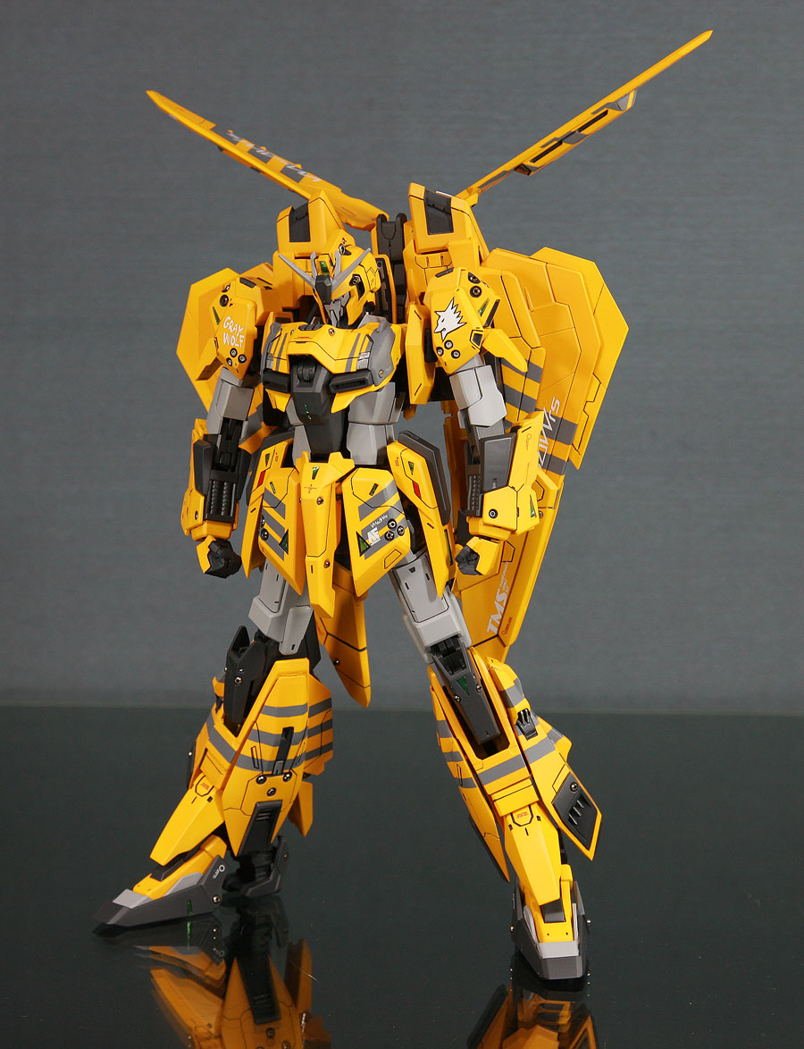 GUNDAM GUY: NG 1/100 Gray Zeta Evolve 9 - Painted Build