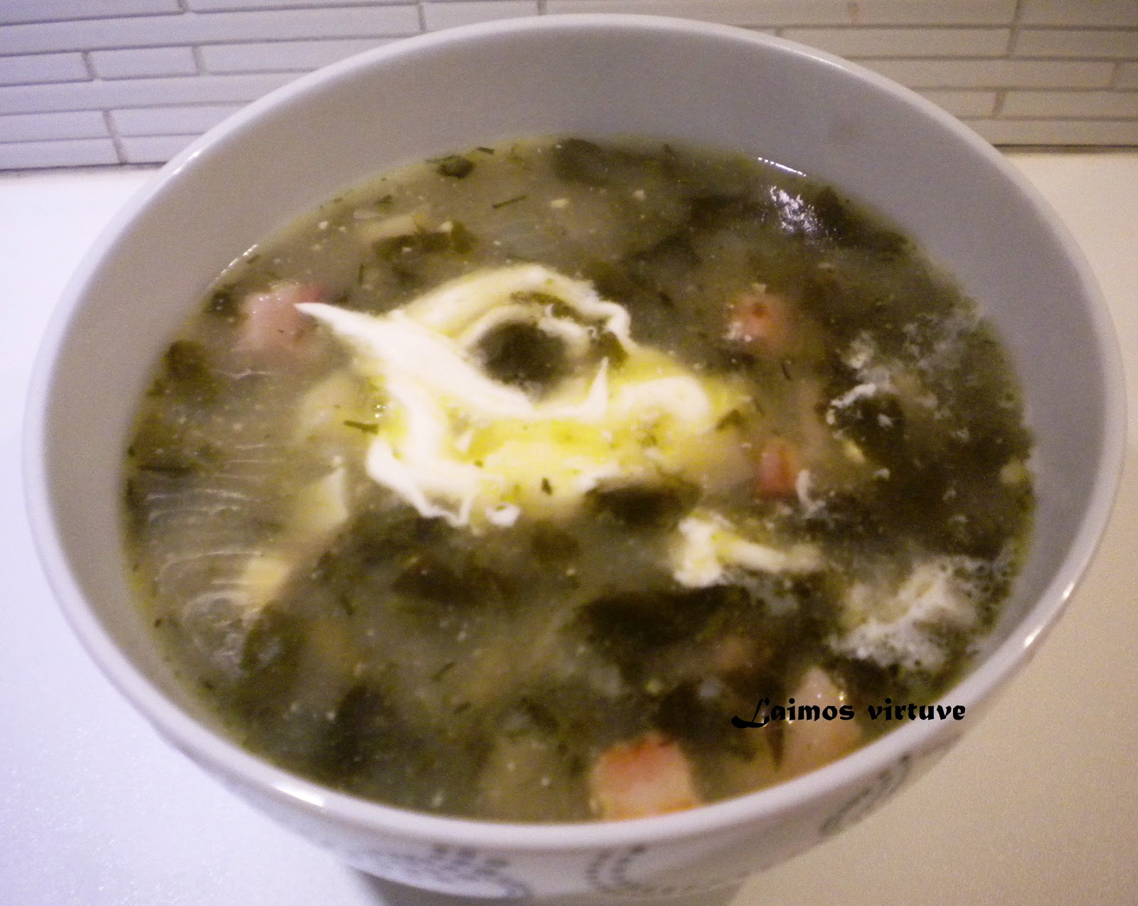 Laimos virtuvė: Rūgštynių sriuba