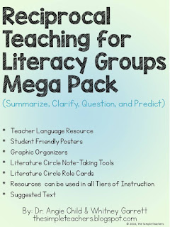 The Simple Teachers: Reciprocal Teaching UPDATE!