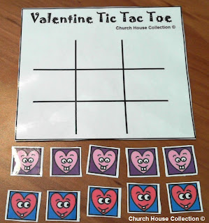 Church House Collection Blog: Printable Valentine Tic Tac Toe Game