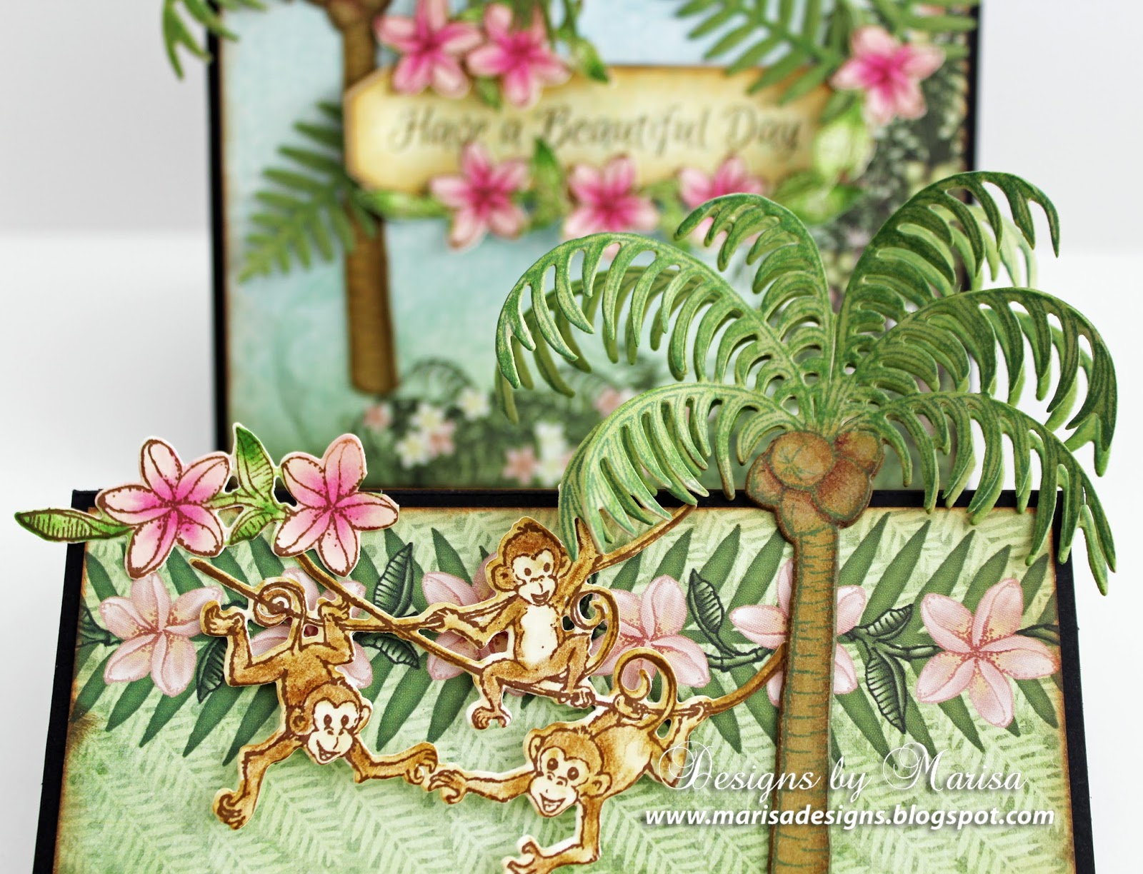 Designs by Marisa: Heartfelt Creations - Have a Beautiful Day Card