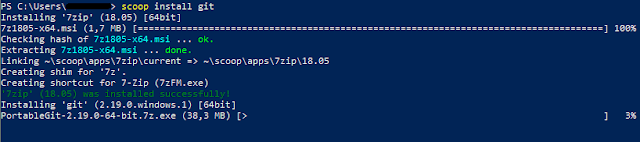 Instalación Miniconda y Python 3 a través de Scoop