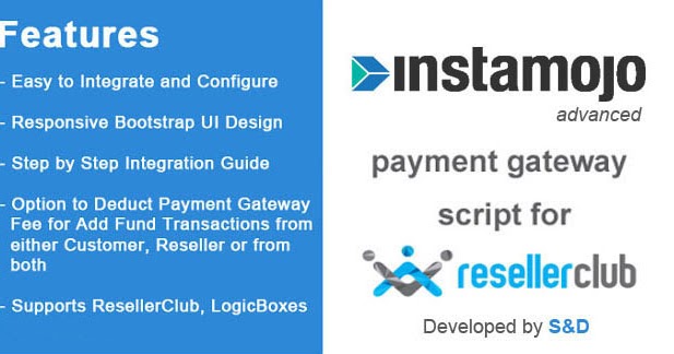How to Integrate Instamojo Payment Gateway with ResellerClub