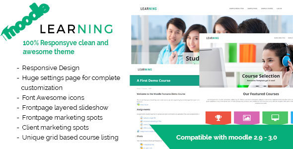Learning - Education & Courses Moodle Theme - You Theme