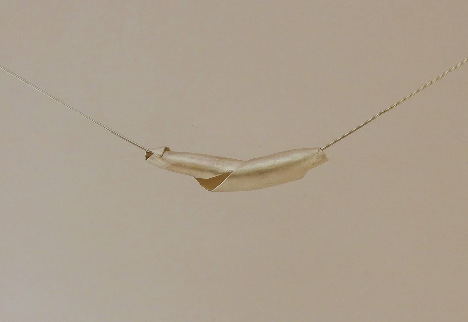 Synclastic spiral beads - made of silver