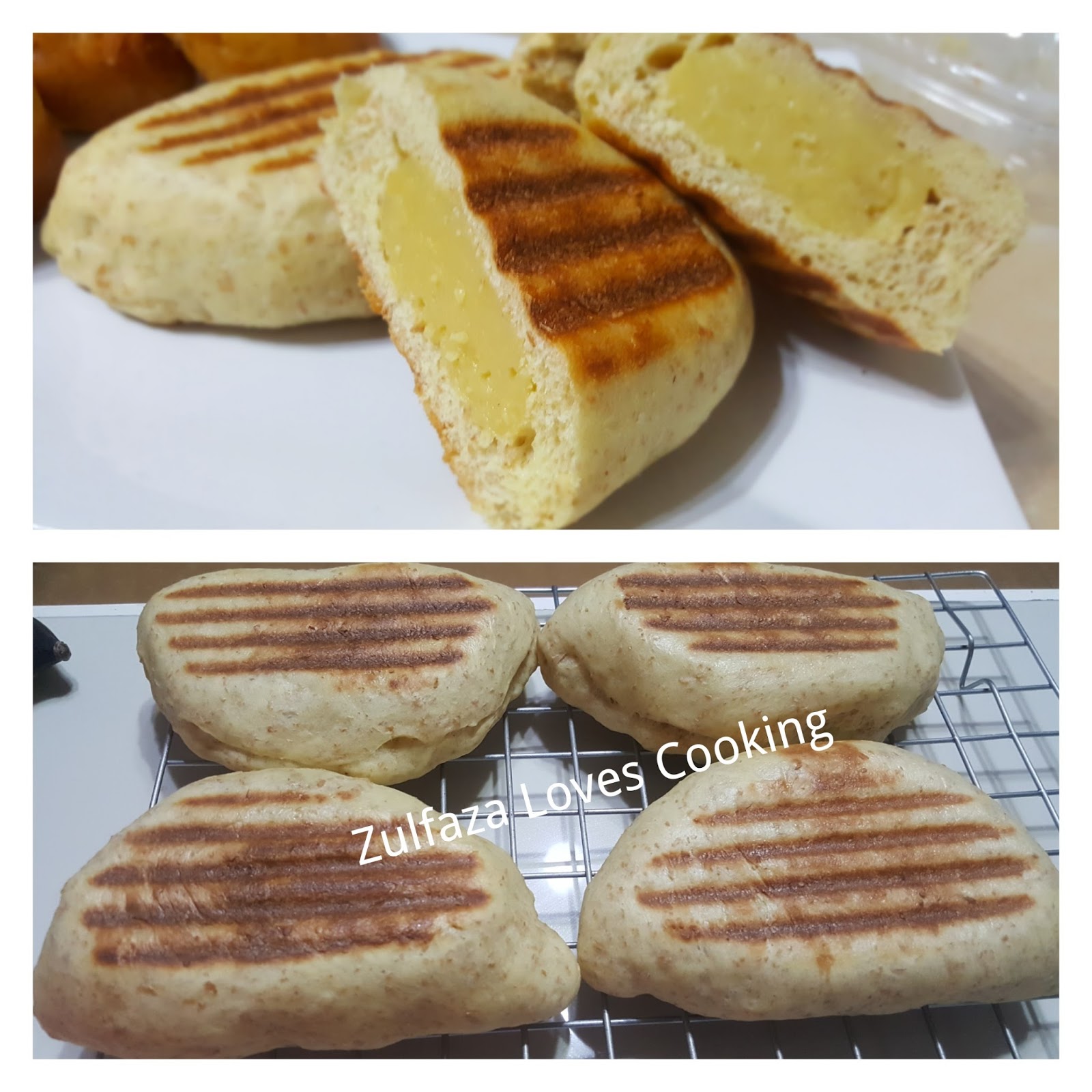ZULFAZA LOVES COOKING: Roti kastard tanpa Oven (Custard bread without Oven)