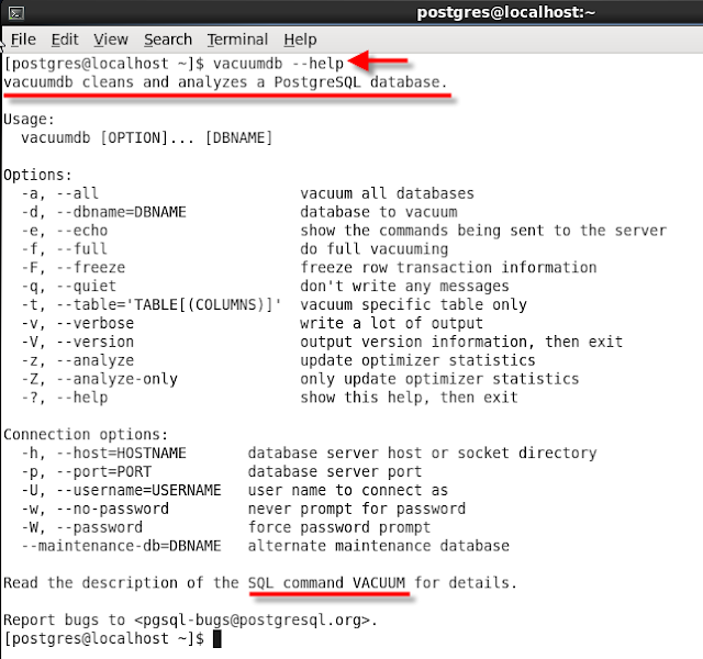 Welcome To My Blog Page Database Maintenance For Postgresql And Vacuum Command