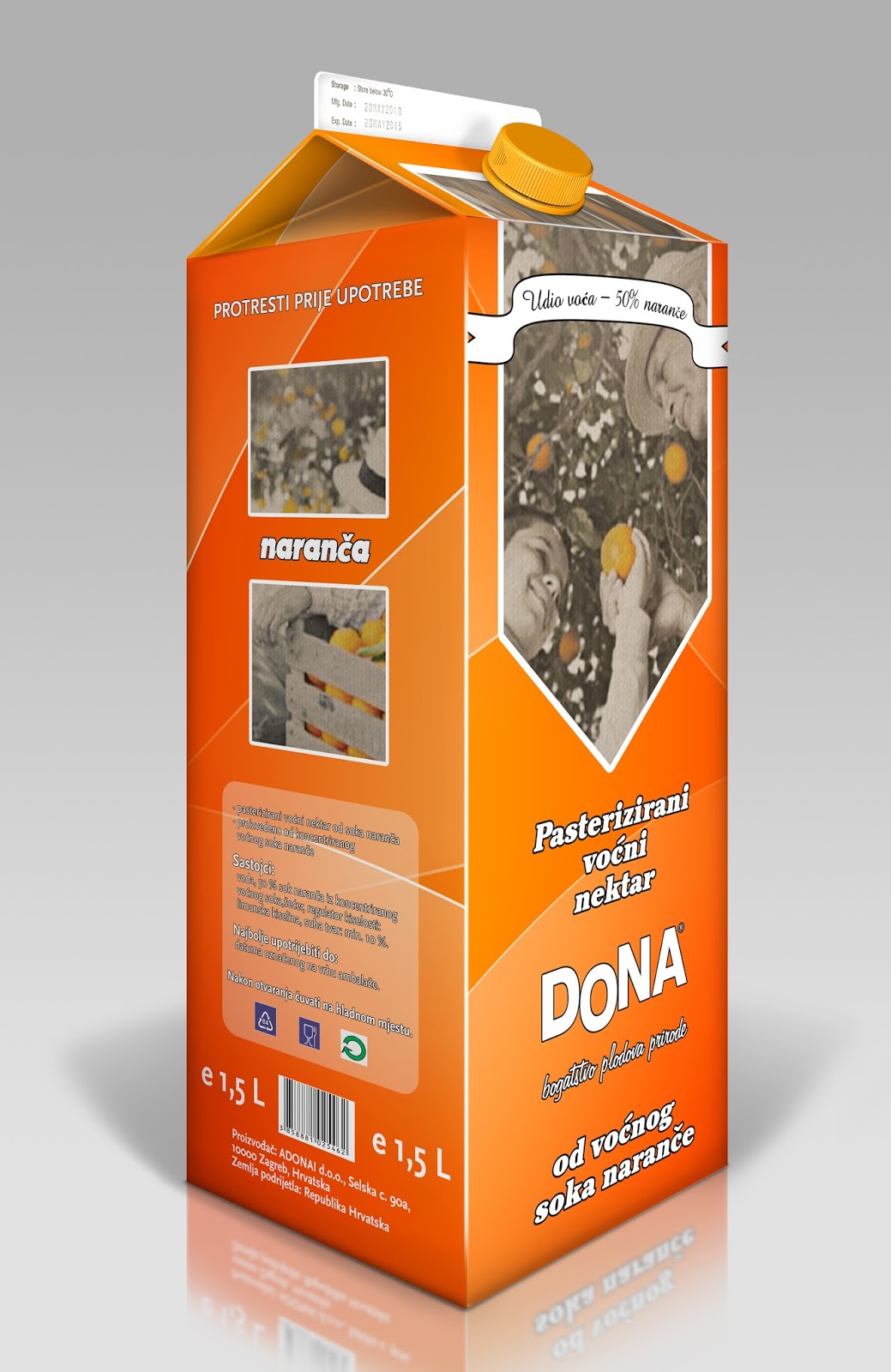 DONA Juice (Redesigned) – Packaging Of The World