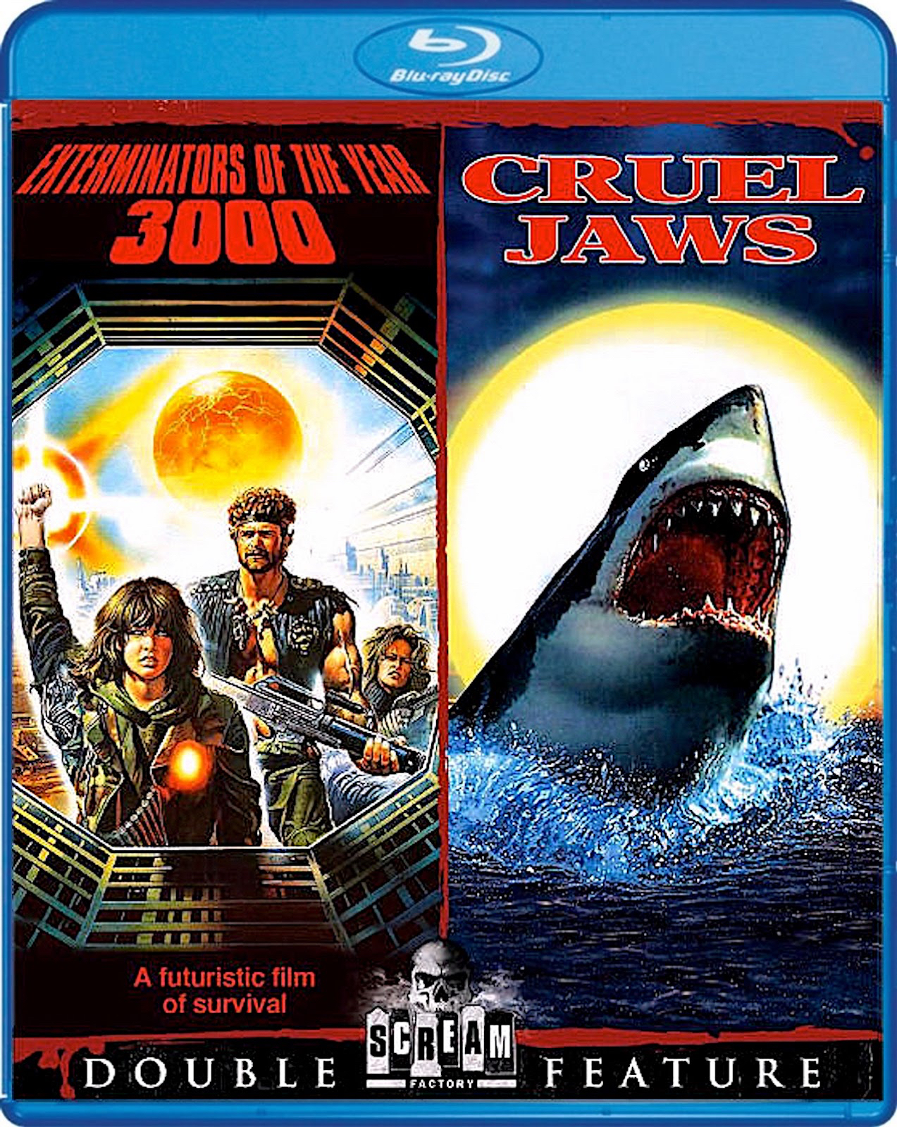 blu-ray and dvd covers: SCREAM FACTORY DOUBLE FEATURE BLU-RAYS: BAD ...