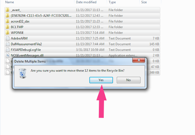 Delete temporary files - labgai