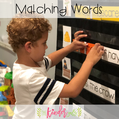 KinderGals: 6 Ways to Use the Pocket Chart in the Fall