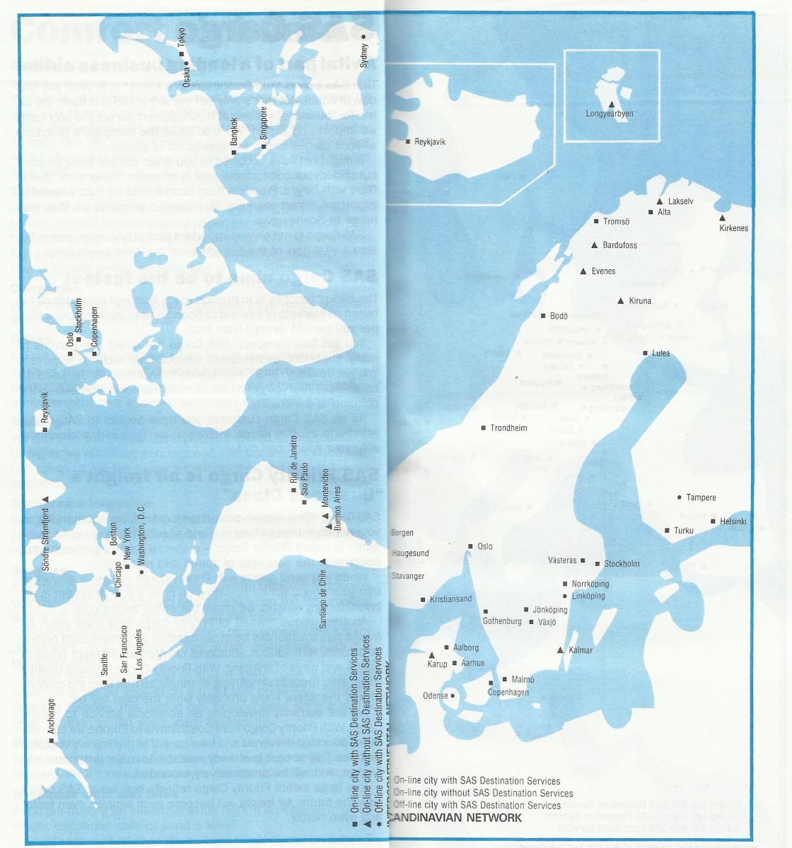 Airline memorabilia: SAS Scandinavian Airlines (1988) [completo]