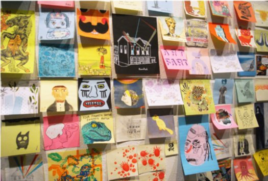 MikeLiveira's Space: Post-It notes Art