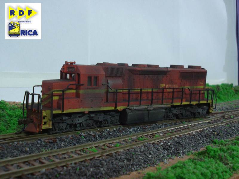 RICA RDF Ferromodelista: EMD SD38M RFFSA / MRS Logística