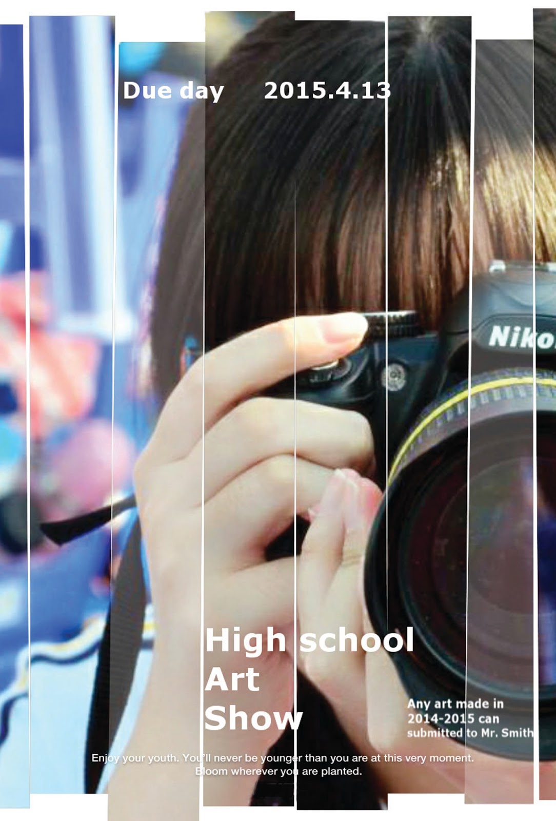 highschoolart: High School Art Submissions Poster Design in Gimp