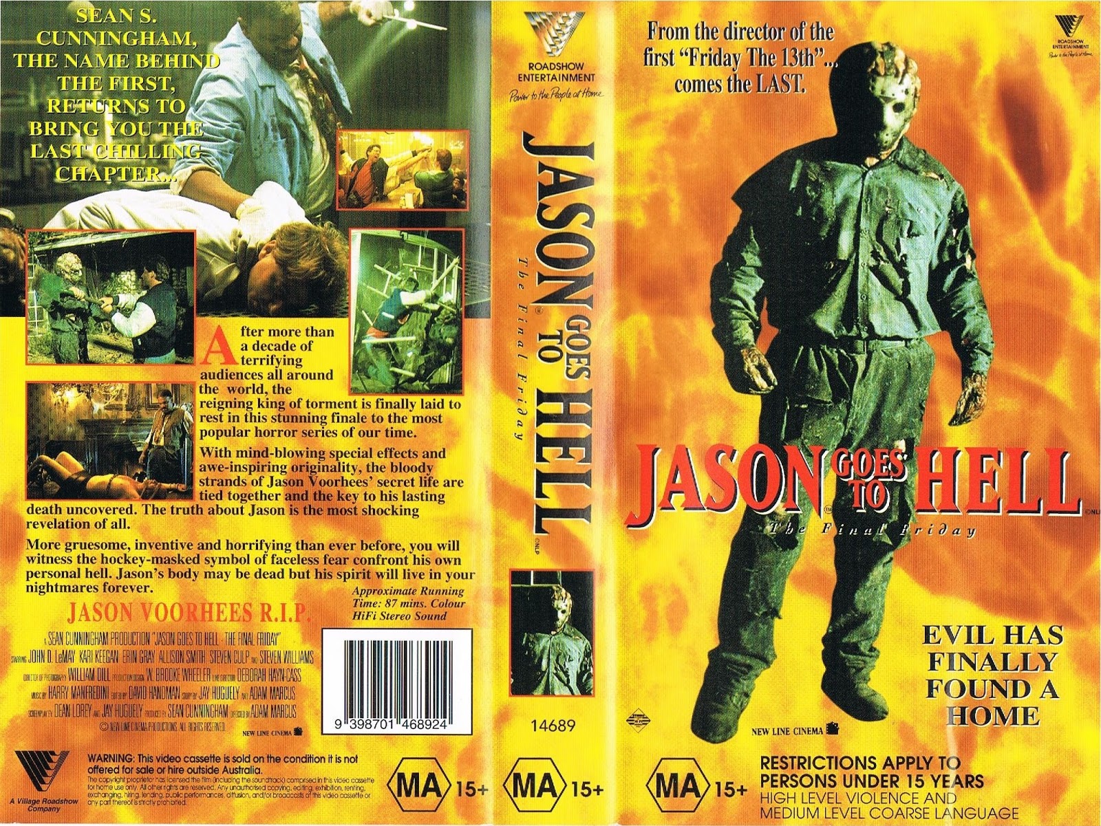 Australian VHS Covers: FRIDAY THE 13TH VHS COLLECTION
