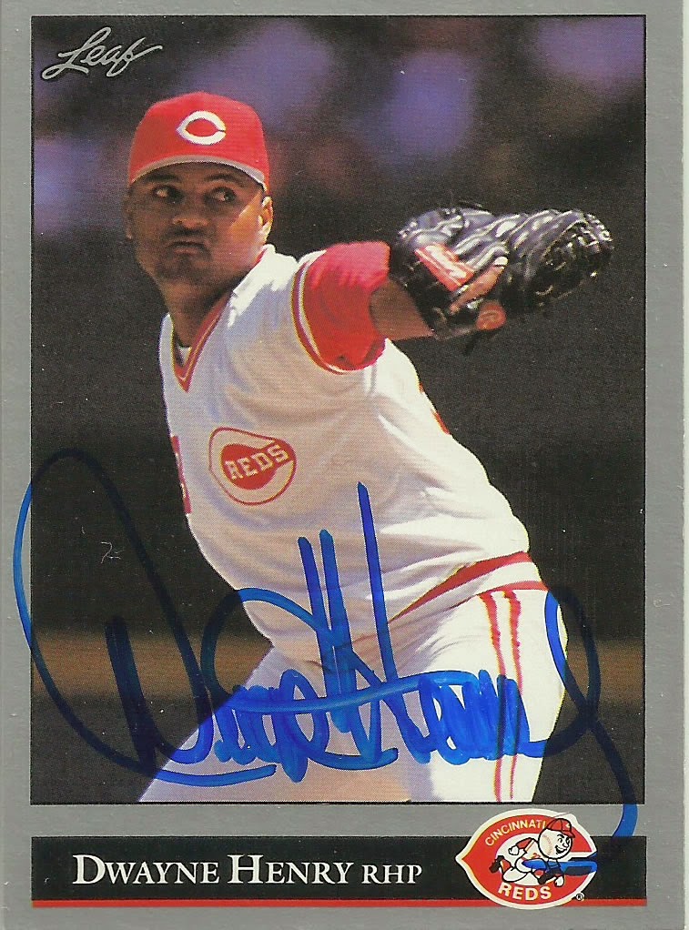 Cincinnati Reds Baseball Card Collector: TTM: Dwayne Henry