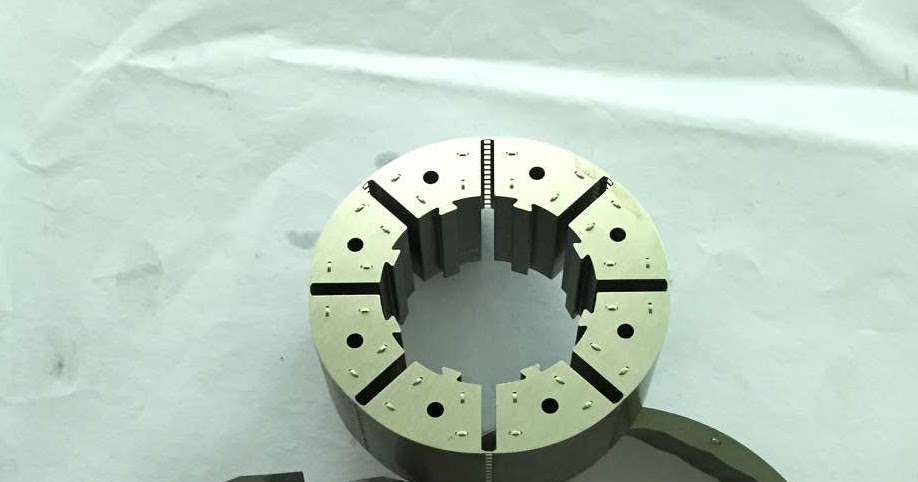 high speed progressive stamping mould: new type motor rotor and stator core