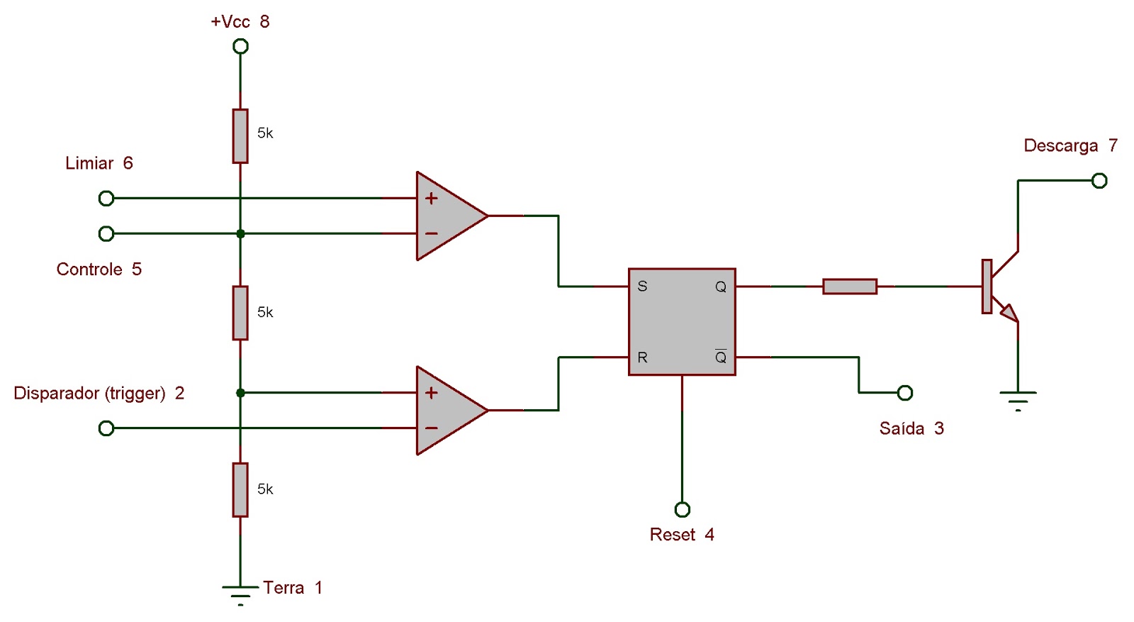 O Circuito Integrado NE 555 (Timer) - Eletrônica de Garagem