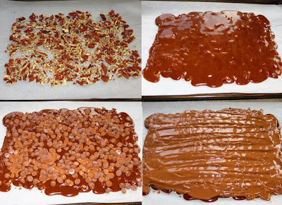 Simplement entre nous: Caramel croquant aux pacanes et au chocolat