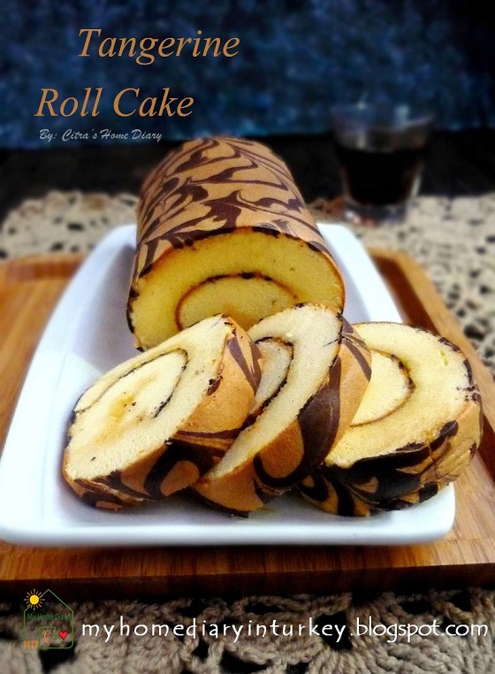 Citra's Home Diary: Tangerine orange Roll Cake, easy and failproof ...