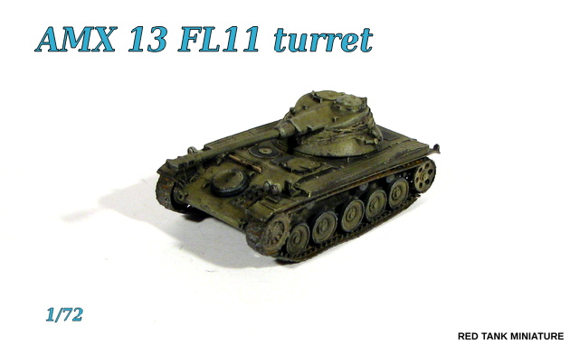 Gulumik Military Models: AMX 13/FL11 turret 1/72
